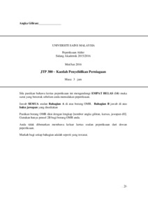 Welcome to Repository@USM - USM Research and Publication